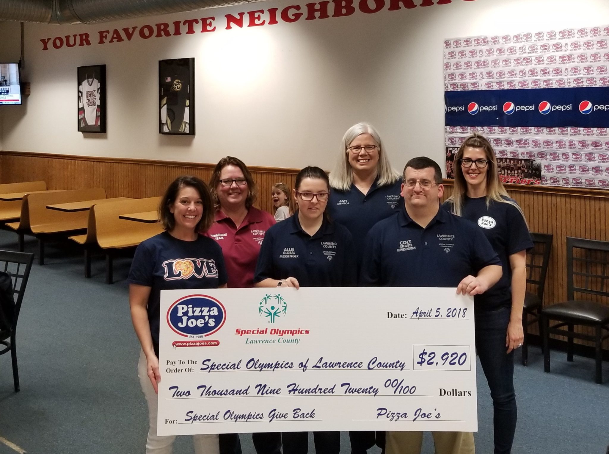 Community Support - Pizza Joes