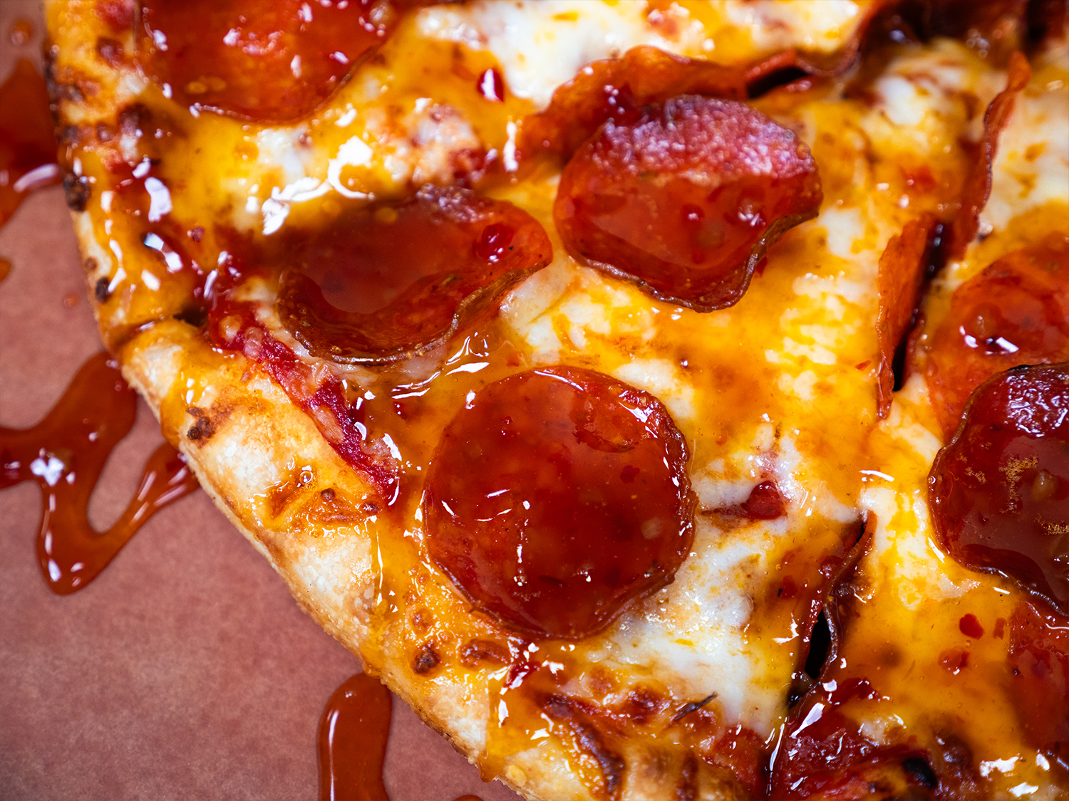 Pepperoni Honey Hot Pizza - Pizza Joes